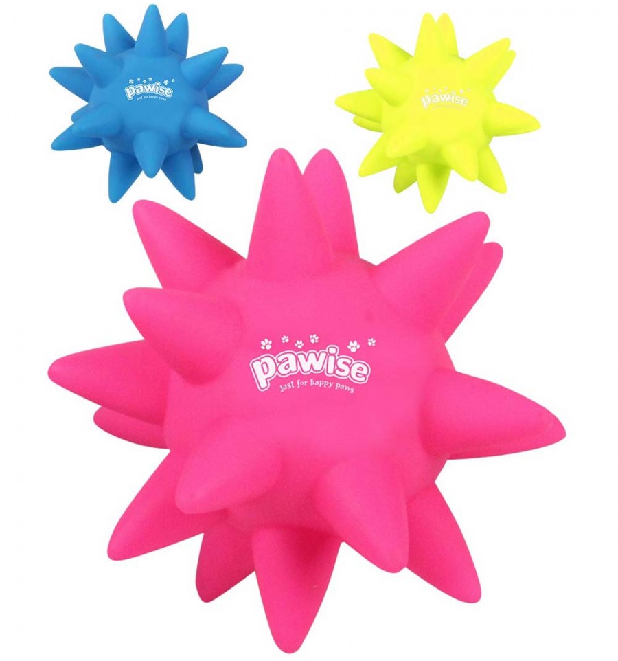 petJungle - Pawise Vinyl Spiny Ball 15 cm